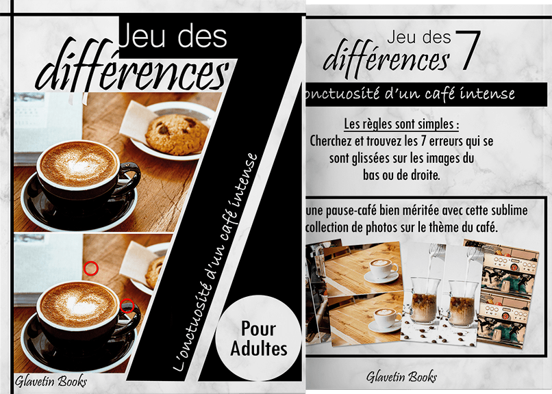 Collection Jeu des 7 Différences – Glavetin Books